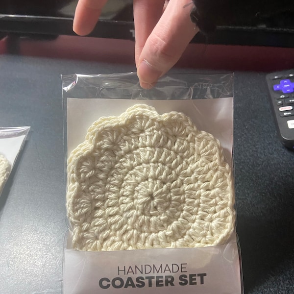 Coaster PRINTABLE Packaging for Handmade Coasters - Etsy