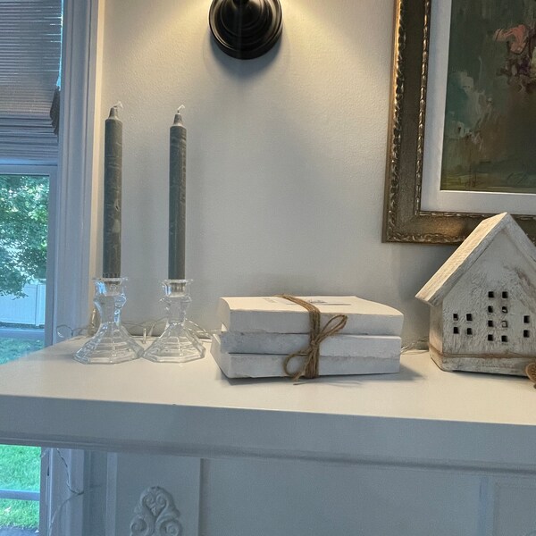 Baby Boy Stacked Books, Its a BOY Custom Book Stack, Farmhouse Nursery ...