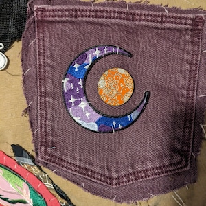 THEY/THEM Circle Embroidered Patch / Vegan Adhesive / Trans Pride ...