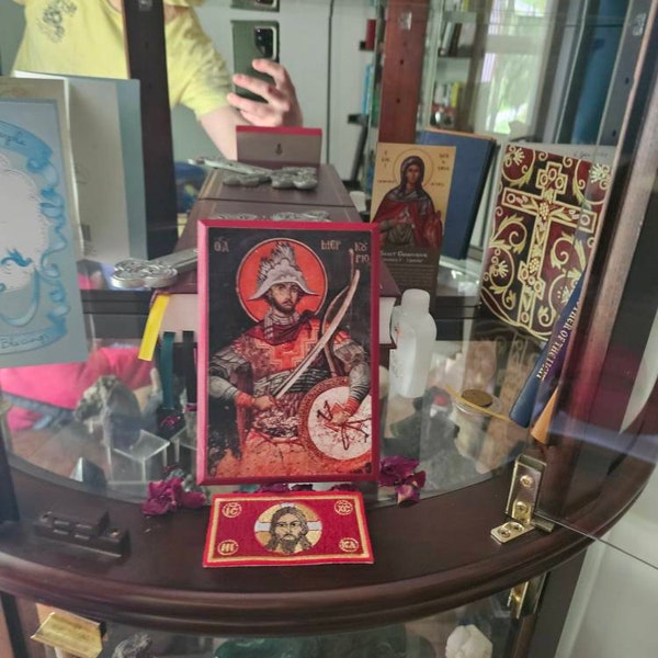 Orthodox Icon of Archangel Michael the Leader of the Bodiless Hosts on ...