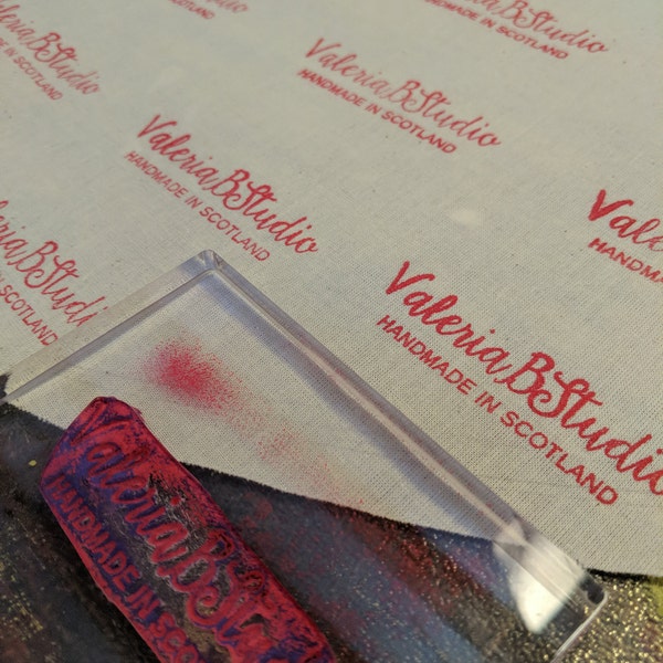 Custom Stamp, Custom Logo Stamp, Custom Rubber Branding Stamp 1x3 ...