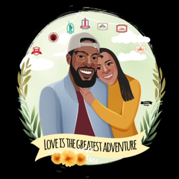 Personalized Portrait With Custom Background - Custom Illustration for ...