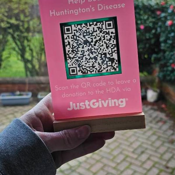 Mini QR Code Display Sign - Etsy
