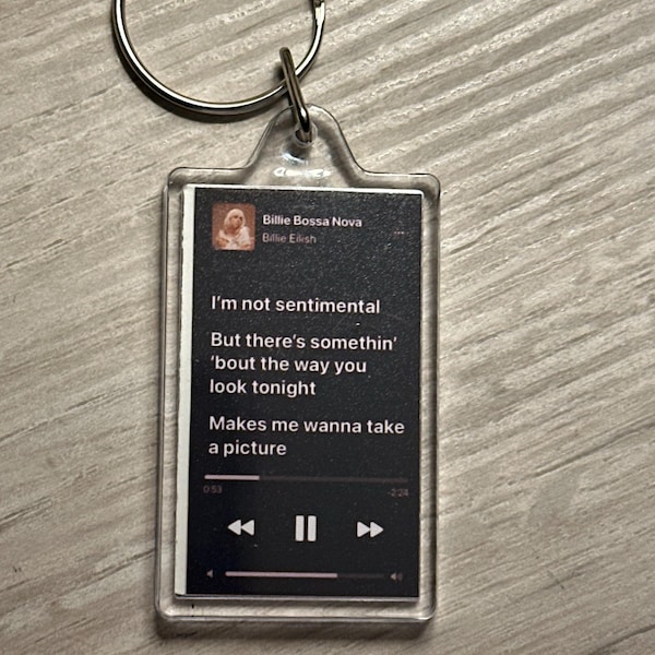 Tap to Play - Customizable Music Photo Keychain [NFC Tag] - Etsy