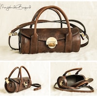 Small Barrel Bag PDF Pattern / Diy / Template/leathercraft /tutorial ...