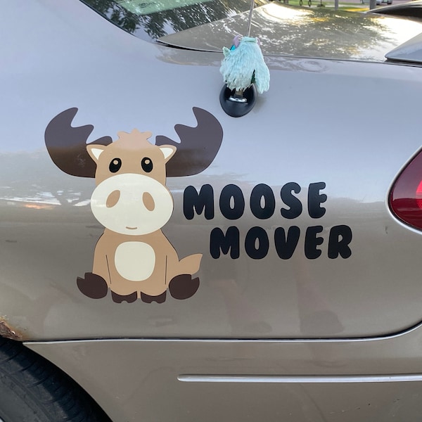 Cute Moose SVG Cut File, Woodland Theme Baby Shower and Nursery Decor ...