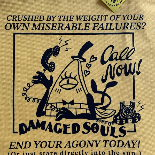 SOLD OUT : Translucent Yellow Bill Cipher Keychain 'damaged Souls ...
