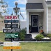 Halloween Directional Sign Halloween Porch Sign Cedar Wood Lawn ...