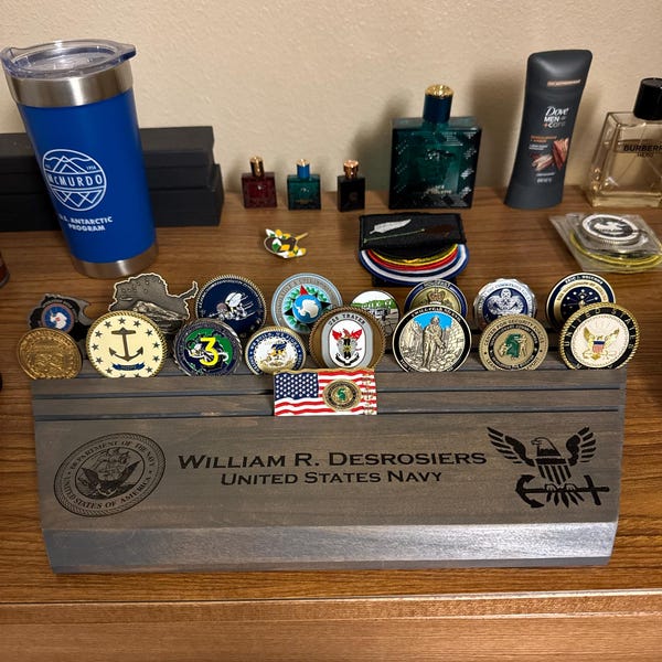 Challenge Coin Plaque - Etsy