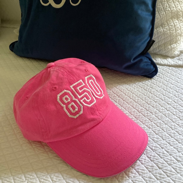 Area Code and Zip Code Hat - Etsy