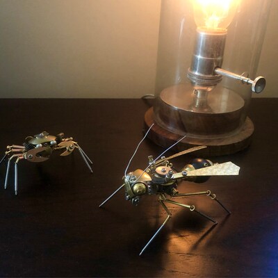 WASP Steampunk/ Iron Bug/ Metal Insect Ver. 2 - Etsy