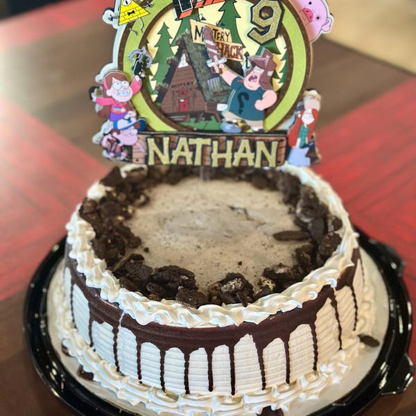 Gravity Falls Birthday Cake Topper: Personalized Party Decor - Etsy