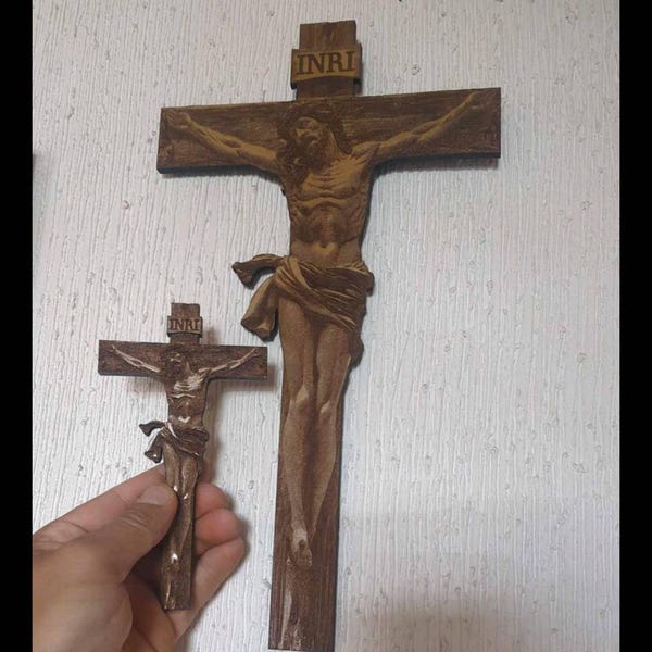 Crucifixion of Jesus Christ 3D Illusion Digital Design for Laser ...