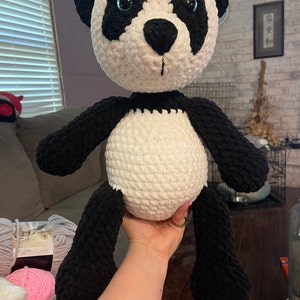 Crochet Panda Bear Toy Amigurumi Pattern, Easy Crochet Toy Pdf Pattern ...