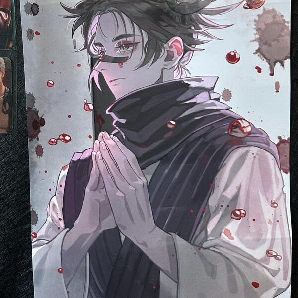 FREE SHIPPING | Choso Poster | Jujutsu Kaisen | Fanart - Etsy