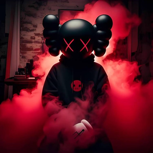 Halloween Kaws Poster, Set of 3, Printable Kaws Poster, Hypebeast ...