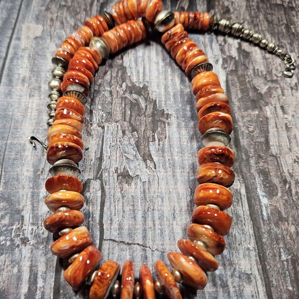 NATURAL Spiny Oyster Shell, Graduated Gorgeous Orange Color. Full ...