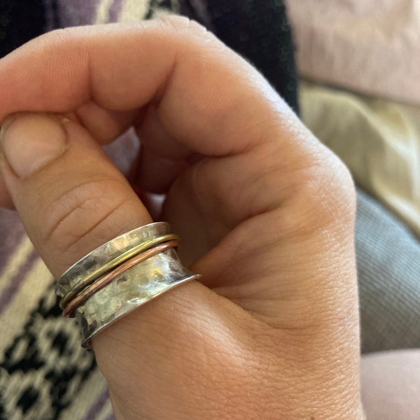Spinner Ring ~ Spinning~ Spin ~ Meditation ~ Yoga ~ Anxiety ~ Anti ...