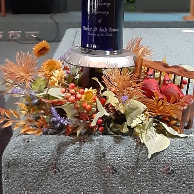 Personalized in Loving Memory Memorial Vase Floating Wedding Memorial ...