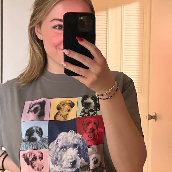 Customizable Eras Comfort Colors Tee, Eras Tour Gift for Dog Mom, Swift ...
