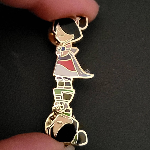 Mulan Inspired Hard Enamel Flip-pin - Etsy