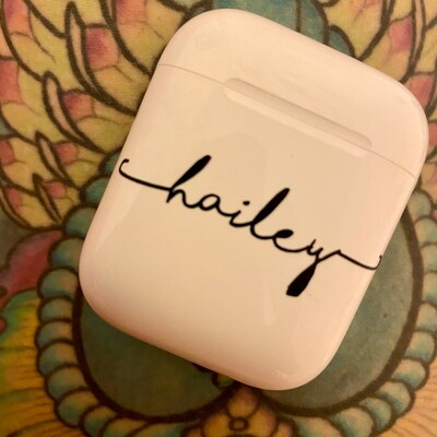 Airpods Sticker Airpods Decal Name for Airpods Custom Airpods Vinyl ...