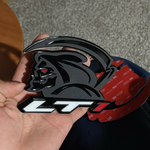 Angry Goat Car Emblem Badge Custom Red Black New - Etsy