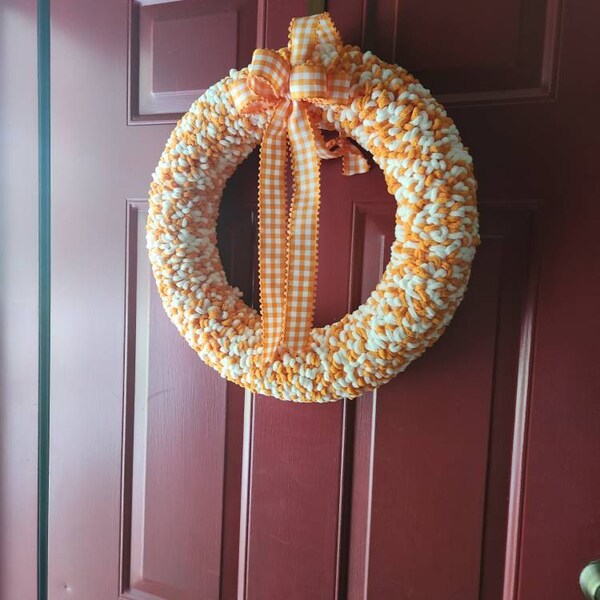 Tennessee Garland, Orange and White Checkerboard Banner, School Spirit ...