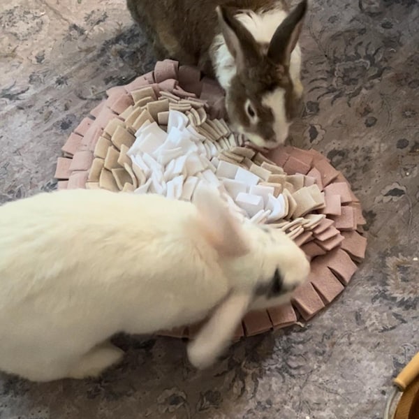 Original Heart Forager Snuffle Mat & Aesthetic Fleece Slow Feeder ...