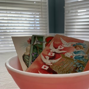 Vintage Joaquin California Pottery Pear Shaped Bowls Pink Blue | Etsy