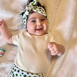 Lavender Rib Bummies And/or Top Knot Headband Set Baby Girl - Etsy