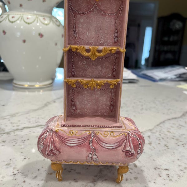 Handmade LED Shadow Box – Painted Ash Wood With Mirror & Decor ...