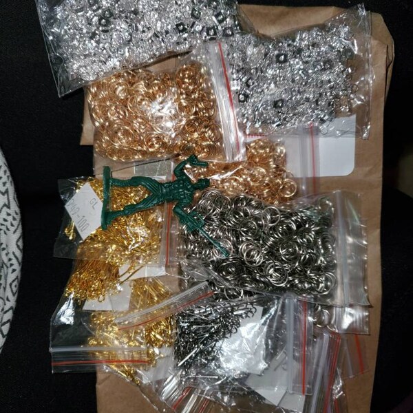 100, 500 or 1,000 BULK 8 Mm KC Light Gold Jump Rings, Bulk Findings ...