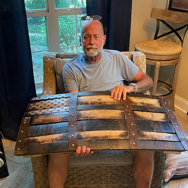 100% Recycled Bourbon Barrel Flag! - Etsy