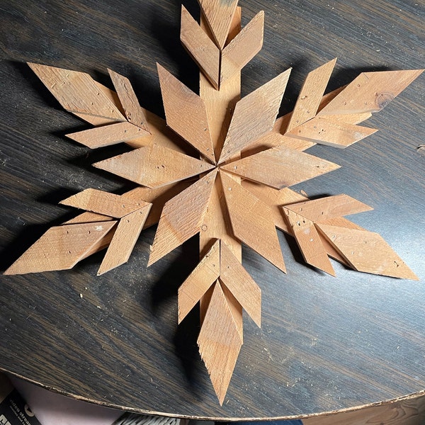3 Large Snowflakes (16") From One Picket, One Picket Snowflakes ...