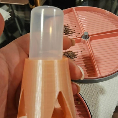 3D Printed Round Tray With 8 Inserts Rhinestone Tray Diamond - Etsy