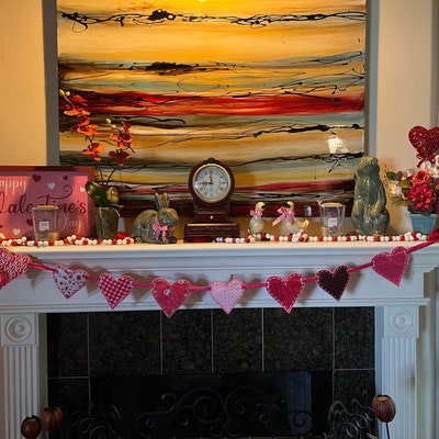 Love Heart Banner in the Hoop Banners Machine Embroidery Designs ...