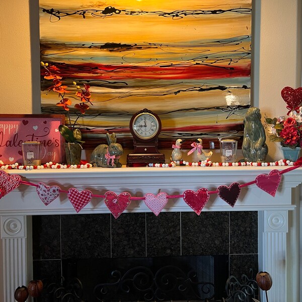 Love Heart Banner in the Hoop Banners Machine Embroidery Designs ...