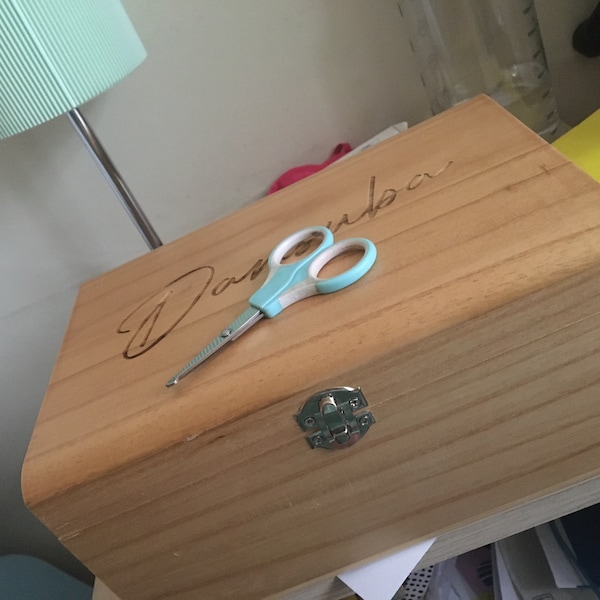 Personalised Engraved Name Keepsake Chest - Etsy