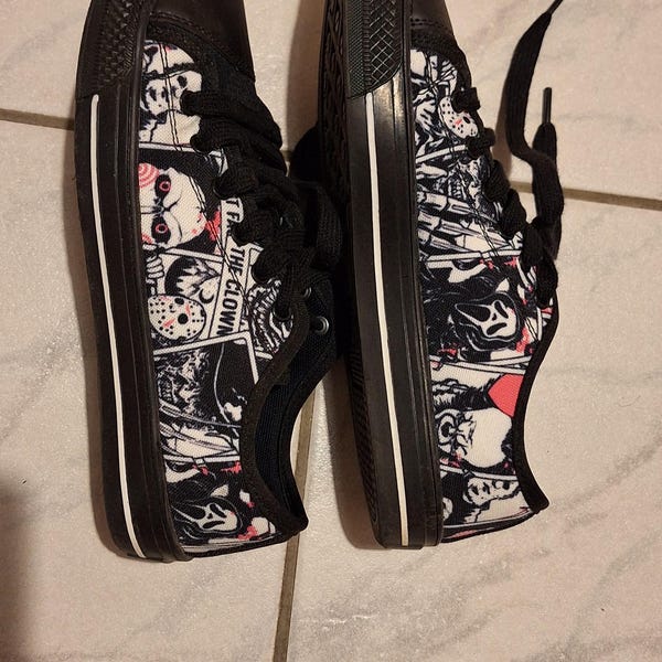 Horror Characters Boots Halloween Leather Boots Halloween Shoes Horror ...