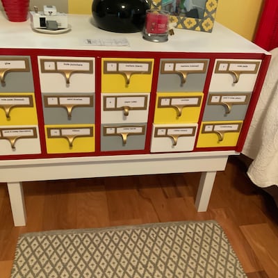 Editable Labels for Library Card Catalog Drawer instant Download - Etsy