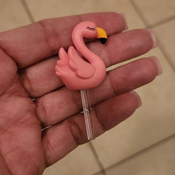 Ceramic Tree Bulbs Flamingo Topper - Etsy