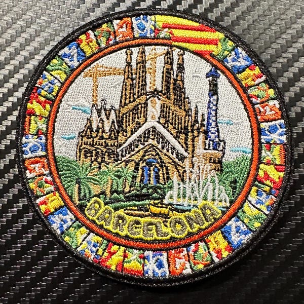 Tokyo Patch – Tokyo Tower & Godzilla – Embroidered Souvenir – Iron-on ...