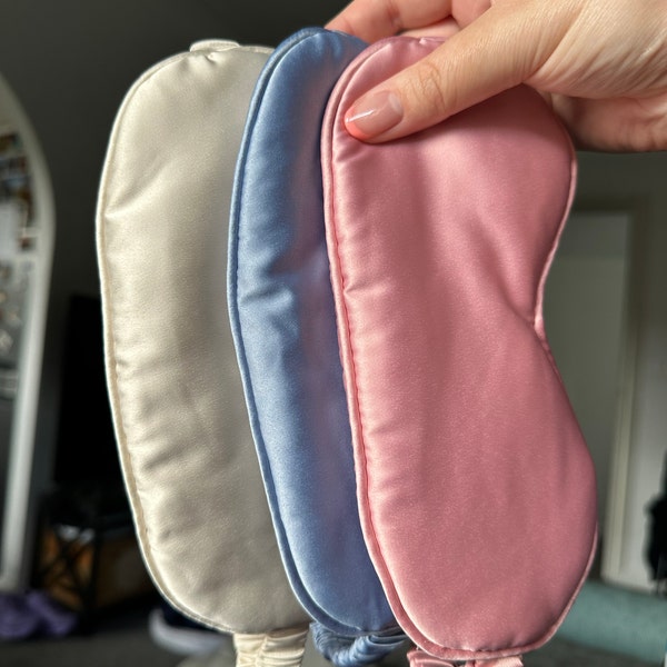 Luxury Satin Eye Masks | Eye Cover Ups | Sleep | Masks |pamper ...