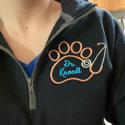 Vet Gift, Monogrammed Veterinarian Shirt, Vet Tech, Stethoscope, Dog ...