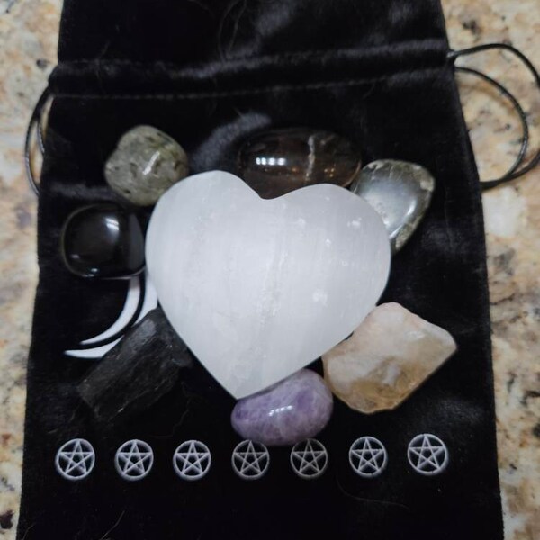Anxiety Gemstone Gift Set 0f 8 | Calming | Peace | Relaxation - Etsy