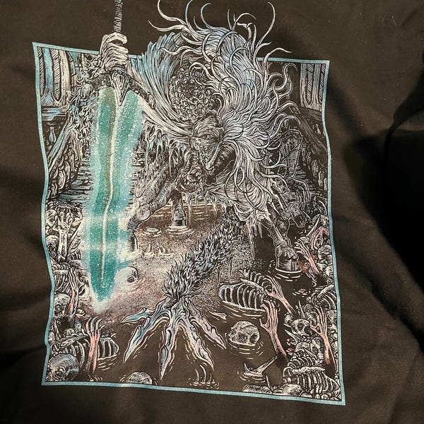 Drippy Souls Berserker Guts Cursed Armor Grim Hooded Sweatshirt - Etsy