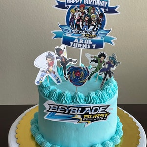 Beyblade Cake Topper Digital Printable Full A4 Size Paper - Etsy