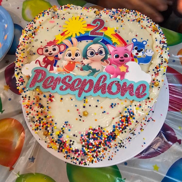 Hogi Cake Topper, Pinkfong Cake Topper, Baby Shark Cake Topper,pinkfong ...