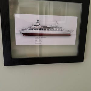 SS Galileo Galilei 1963 | 21x10 Cm | Limited Edition 100 Prints - Etsy